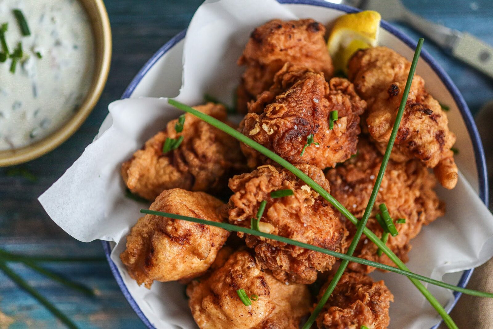 Kibbeling mit Remoulade - Rezept Holland